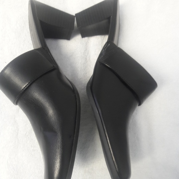 Kate Ann | Shoes | Kate Ann Mules Black Heel Harness Strap | Poshmark